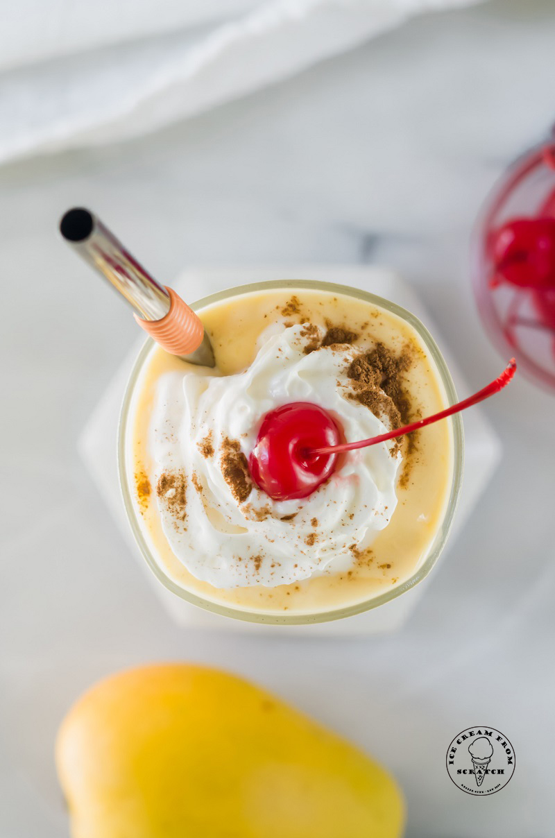 Mango Milkshake - Ice Cream From Scratch