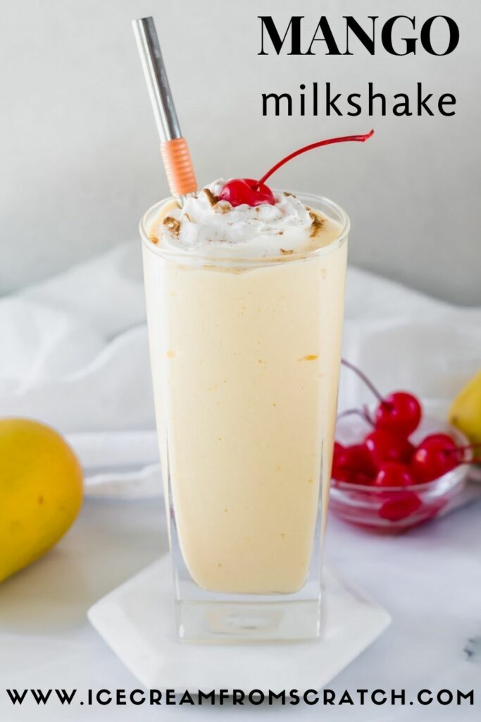 Mango Milkshake - Ice Cream From Scratch