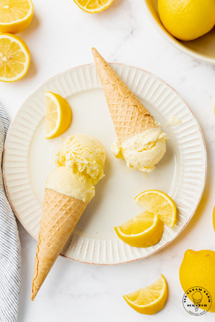 Lemon Ice Cream - Ice Cream From Scratch
