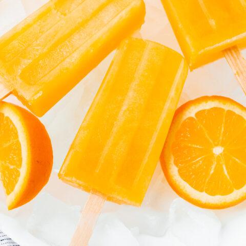 Orange Popsicles - Ice Cream From Scratch