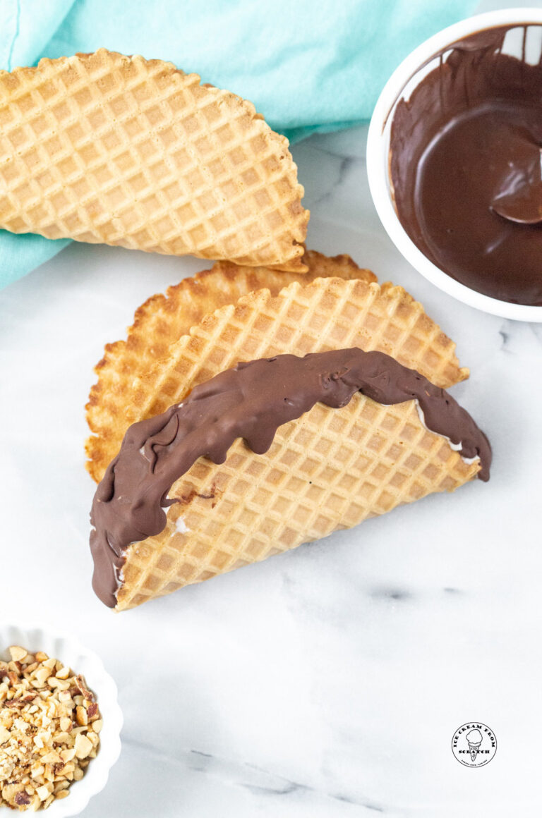 Easy Choco Tacos - Ice Cream From Scratch