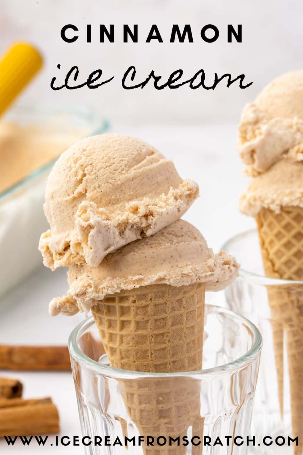 Cinnamon Ice Cream - Ice Cream From Scratch