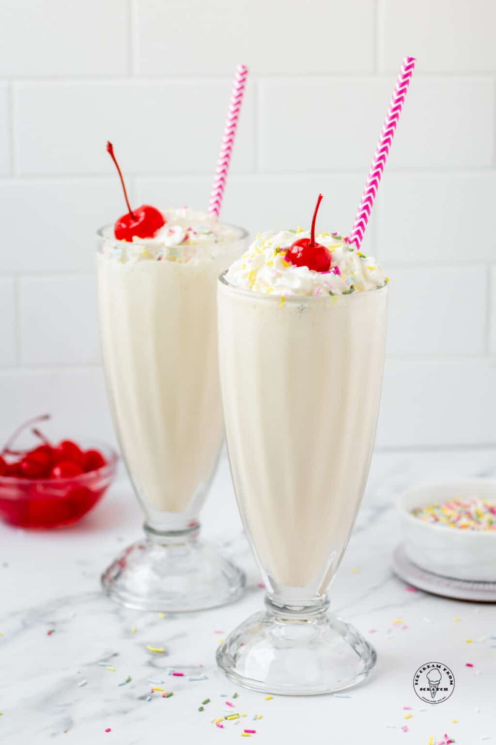 Easy Eggnog Milkshake Recipe - Ice Cream From Scratch
