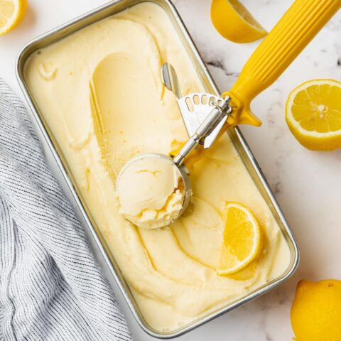Lemon Custard Ice Cream - Ice Cream From Scratch