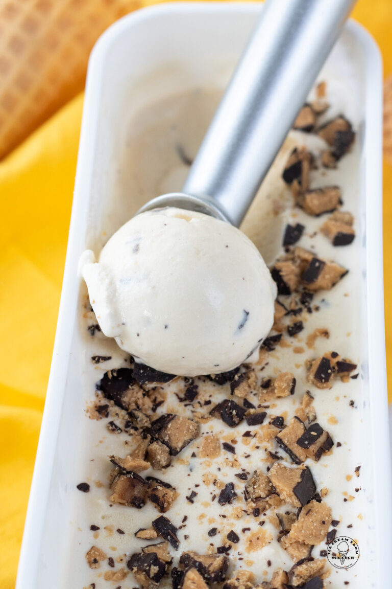 Easy Butter Brickle Ice Cream Recipe - Ice Cream From Scratch