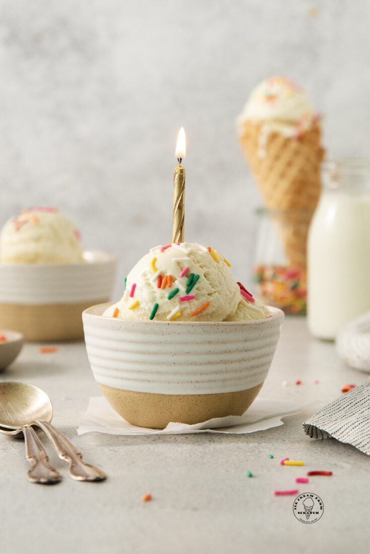 Easy Candy Cane Ice Cream Recipe - Ice Cream From Scratch