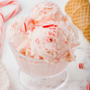 Easy Candy Cane Ice Cream Recipe - Ice Cream From Scratch