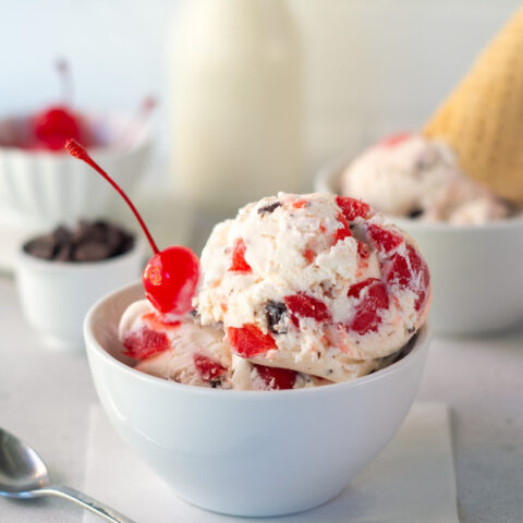 Homemade Cherry Cordial Ice Cream Recipe - Ice Cream From Scratch