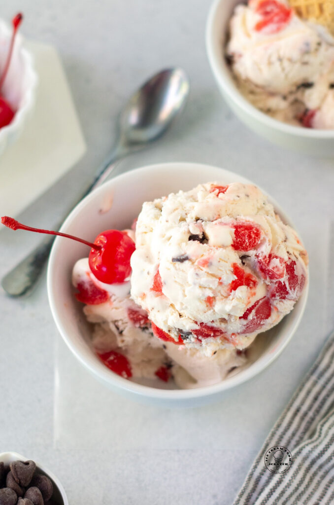 Homemade Cherry Cordial Ice Cream Recipe - Ice Cream From Scratch
