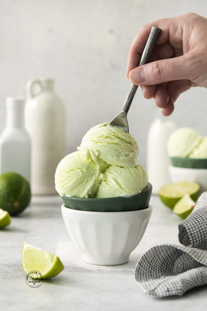 Easy Lime Ice Cream Recipe - Ice Cream From Scratch