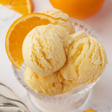 Easy Orange Creamsicle Ice Cream - Ice Cream From Scratch
