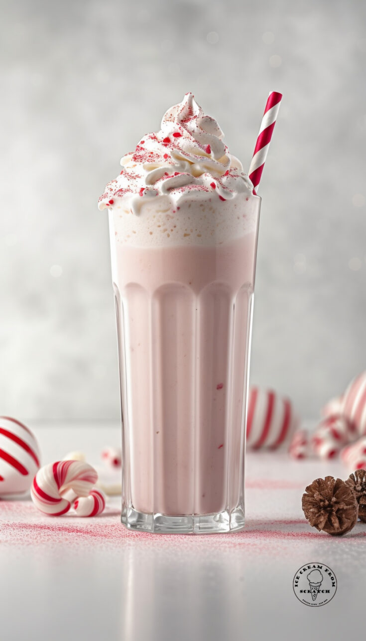 Easy Peppermint Milkshake Two Ways - Ice Cream From Scratch