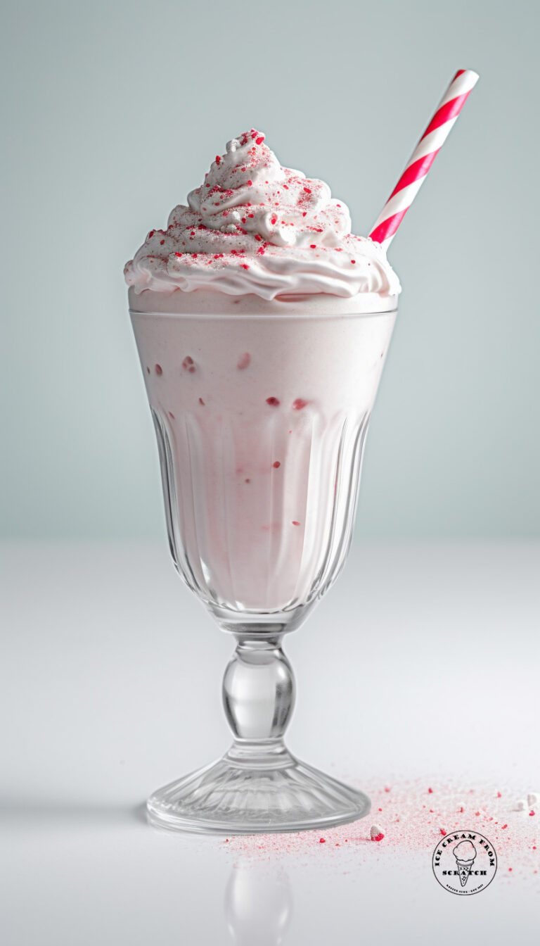 Easy Peppermint Milkshake Two Ways - Ice Cream From Scratch