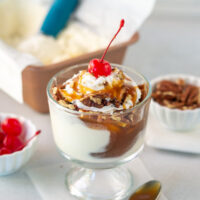 Turtle Sundae Recipe - Easy Ice Cream Sundae! - Ice Cream From Scratch