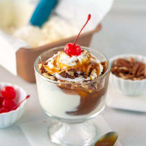 Turtle Sundae Recipe - Easy Ice Cream Sundae! - Ice Cream From Scratch