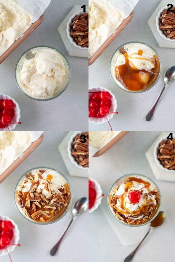 Turtle Sundae Recipe - Easy Ice Cream Sundae! - Ice Cream From Scratch