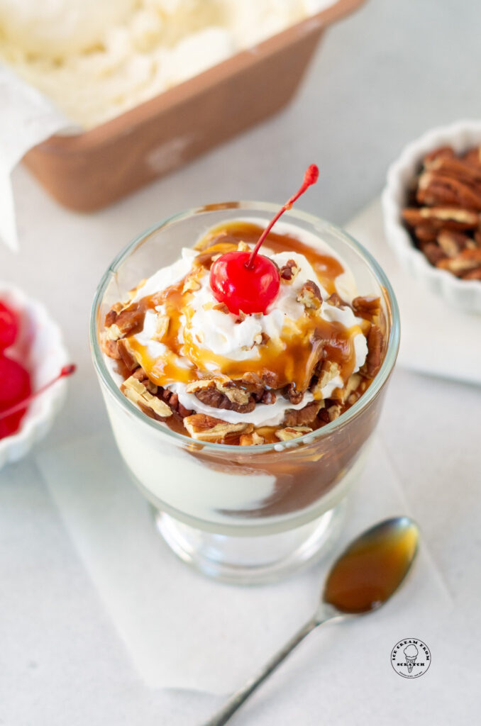 Homemade Turtle Sundae Recipe - Easy Ice Cream Sundae! - Ice Cream From ...
