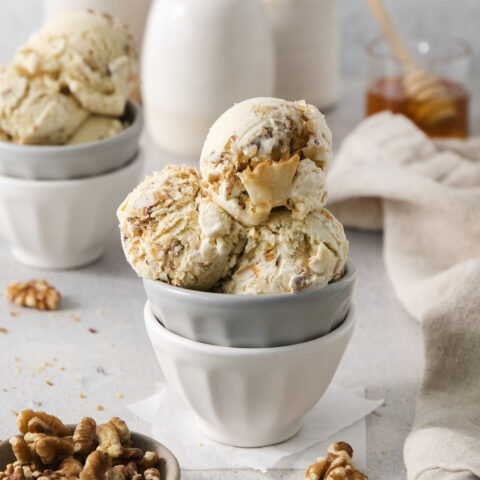 Easy Homemade Baklava Ice Cream - Ice Cream From Scratch