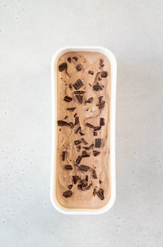 Easy Chocolate Chocolate Chip Ice Cream Recipe - Ice Cream From Scratch